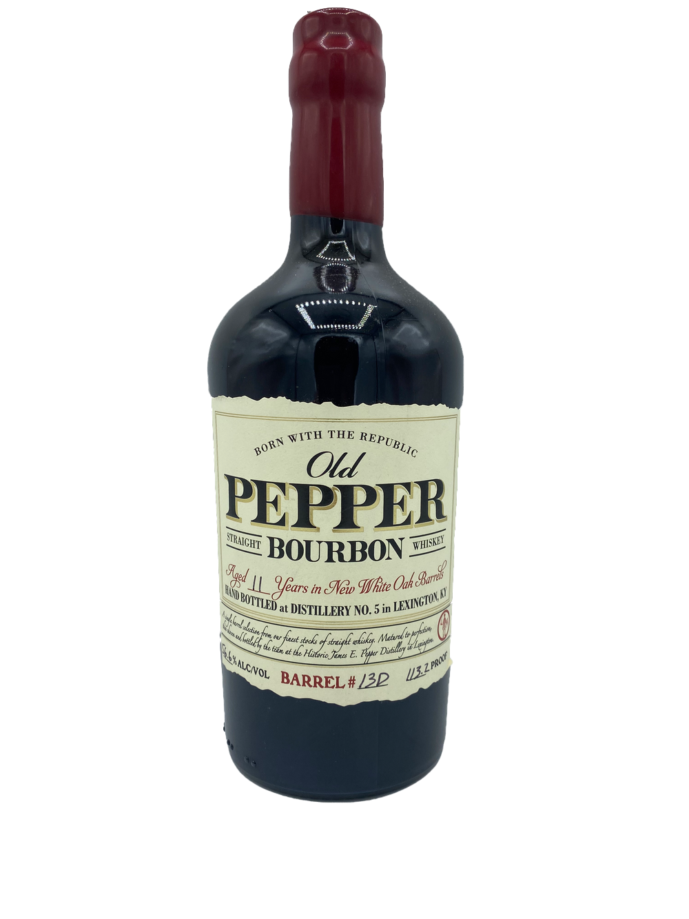 Old Pepper 11yr Single Barrel Bourbon 750ml – Deer Park Wine & Spirits