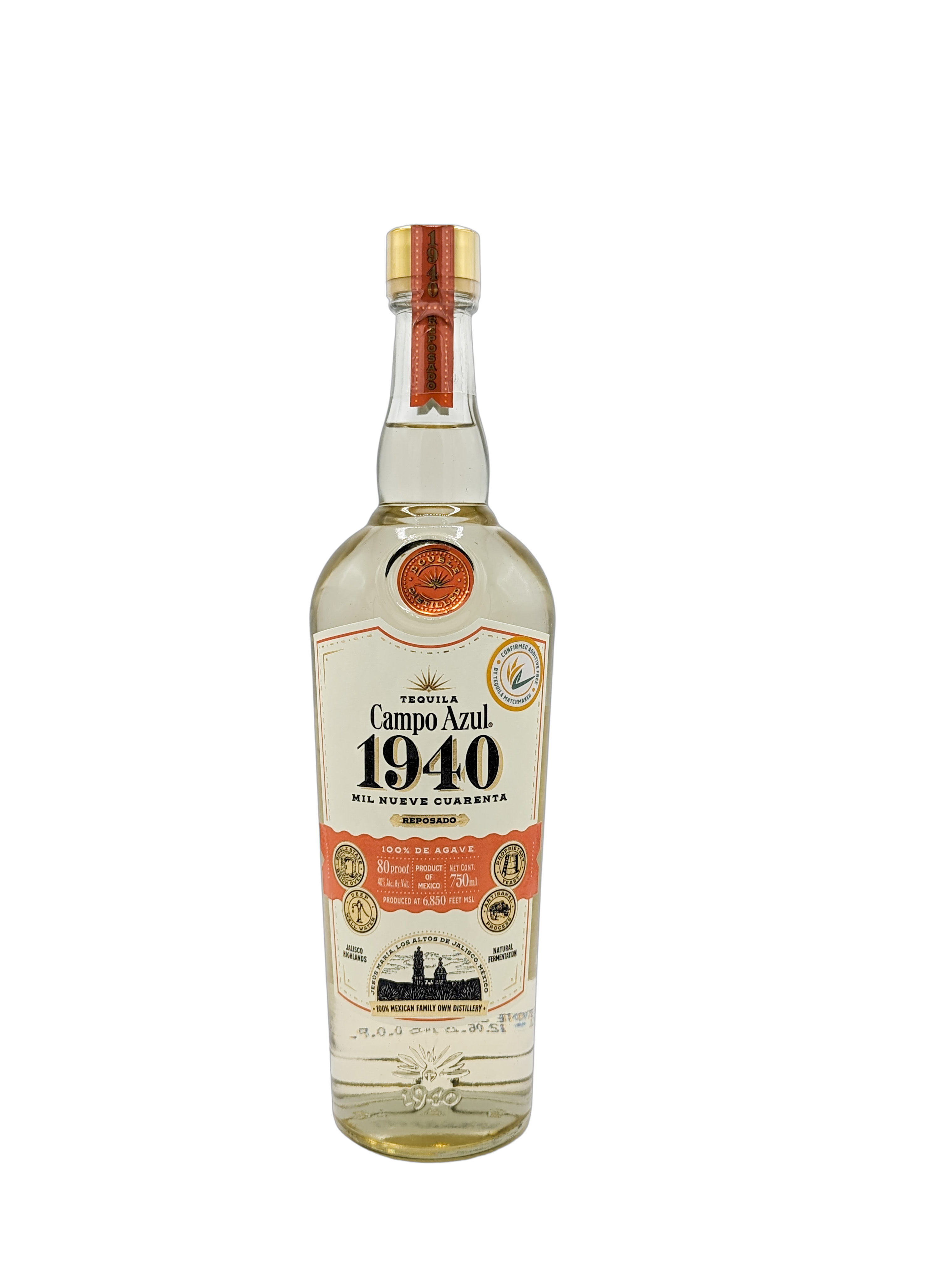 Tequila 1940 Casa Campo Azul Reposado 750ml – Deer Park Wine & Spirits