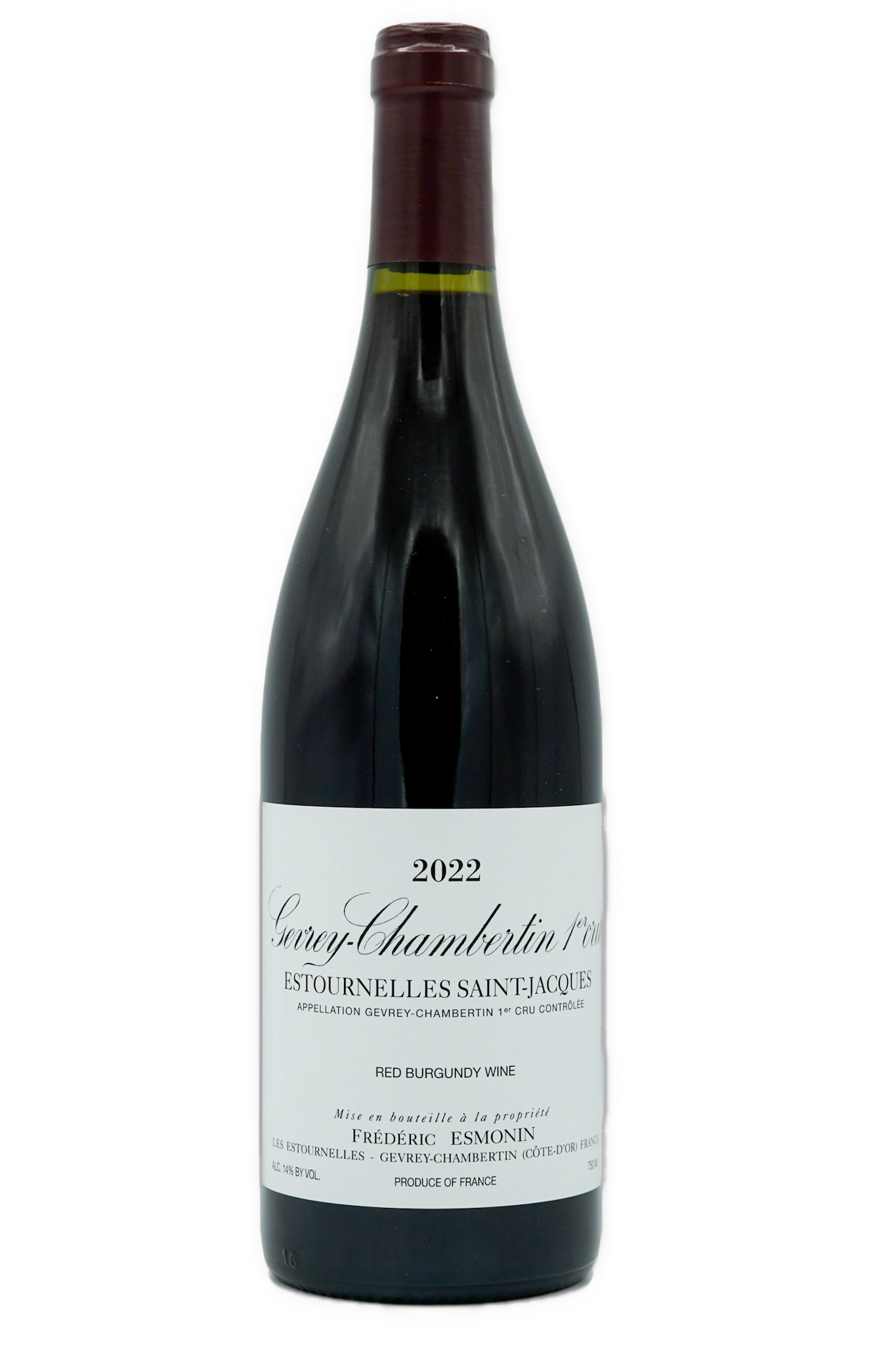 Frederic Esmonin 2022 Estournelles Saint-Jacques 1er Gevrey Chambertin ...