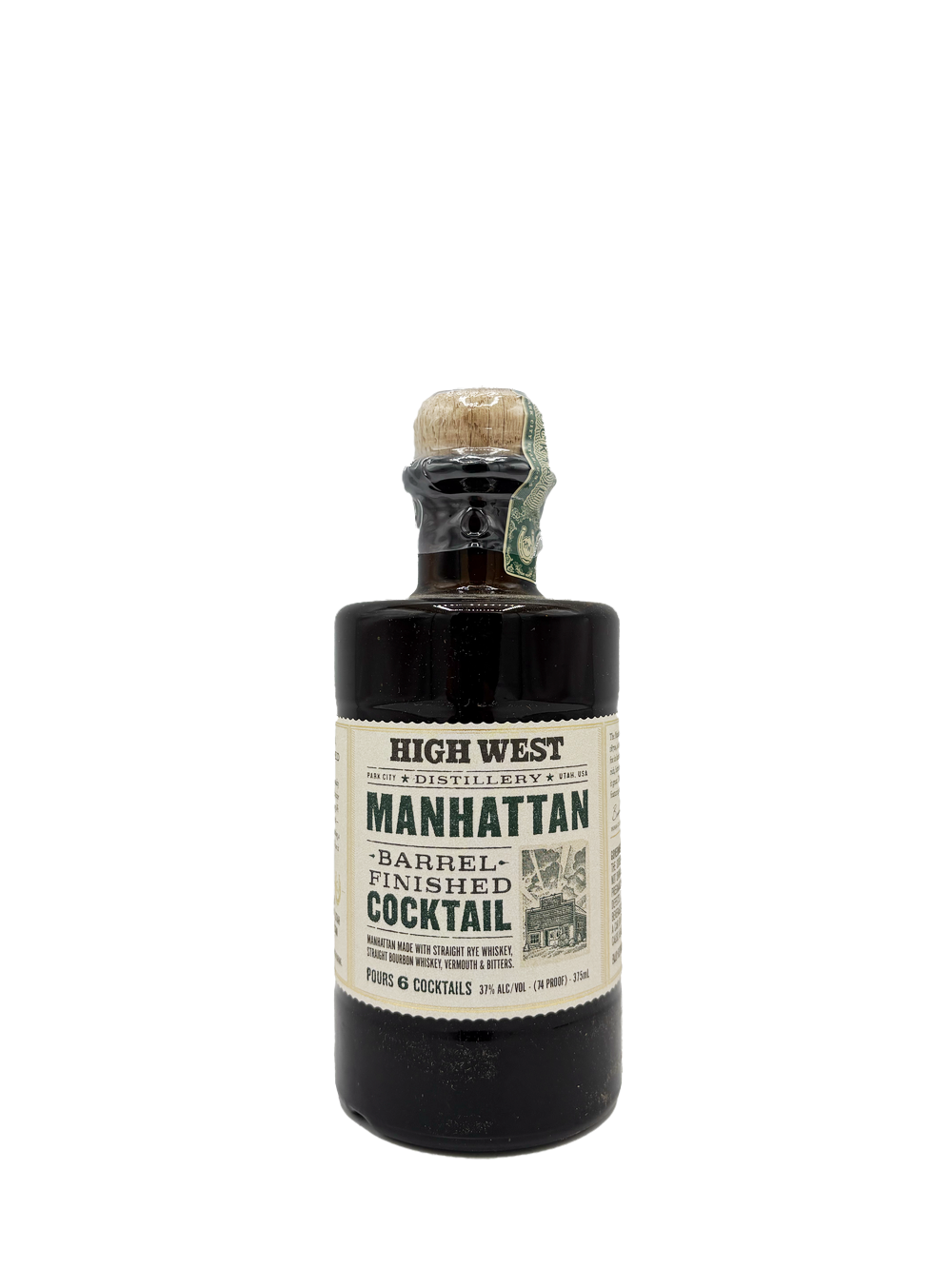 High West Barrel Finished Manhattan RTD 375mL – Deer Park Wine & Spirits