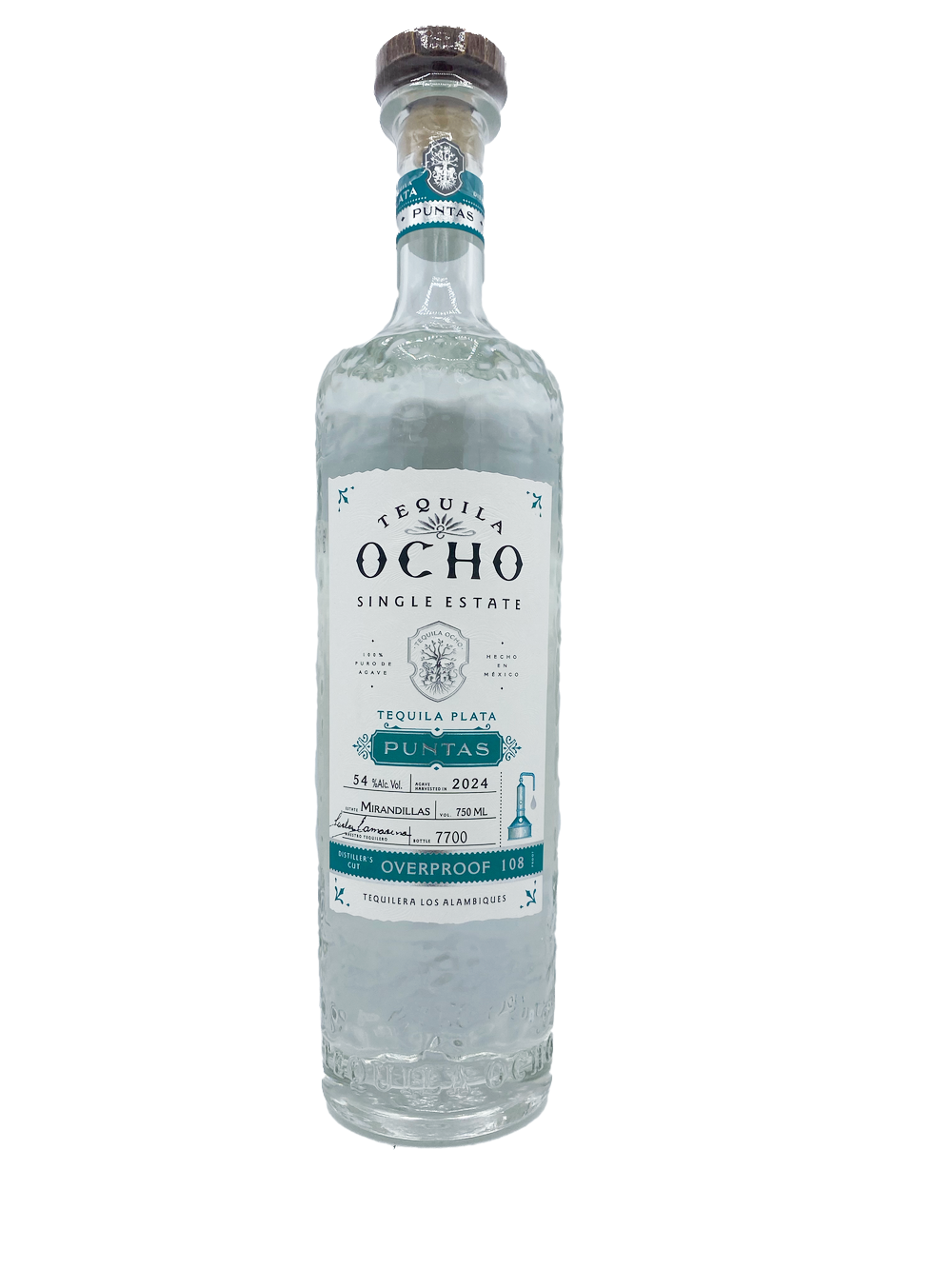 Tequila Ocho Single Estate Puntas 108pf 750ml – Deer Park Wine & Spirits