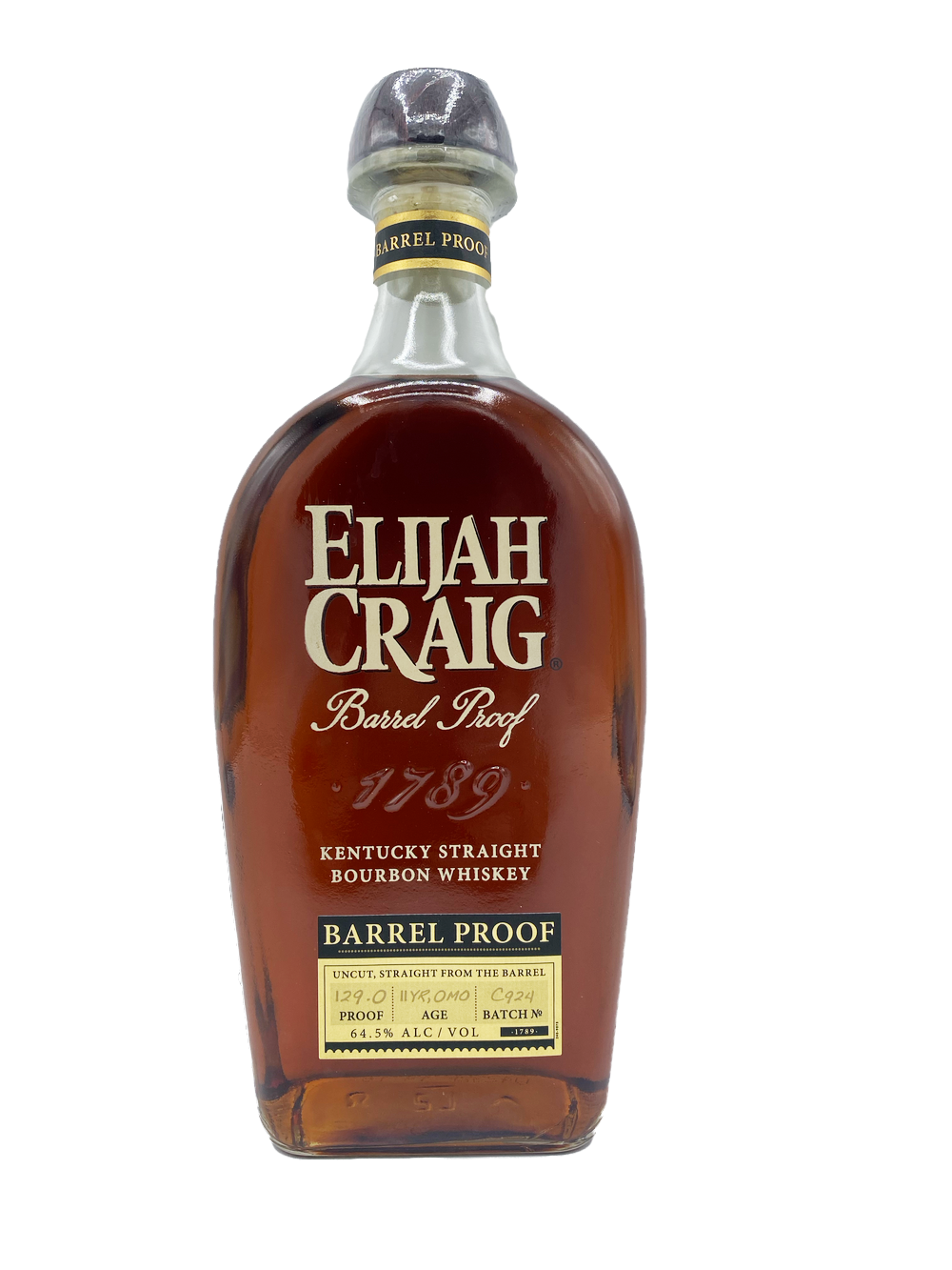 Elijah Craig Barrell Proof Bourbon C924 750ml – Deer Park Wine & Spirits