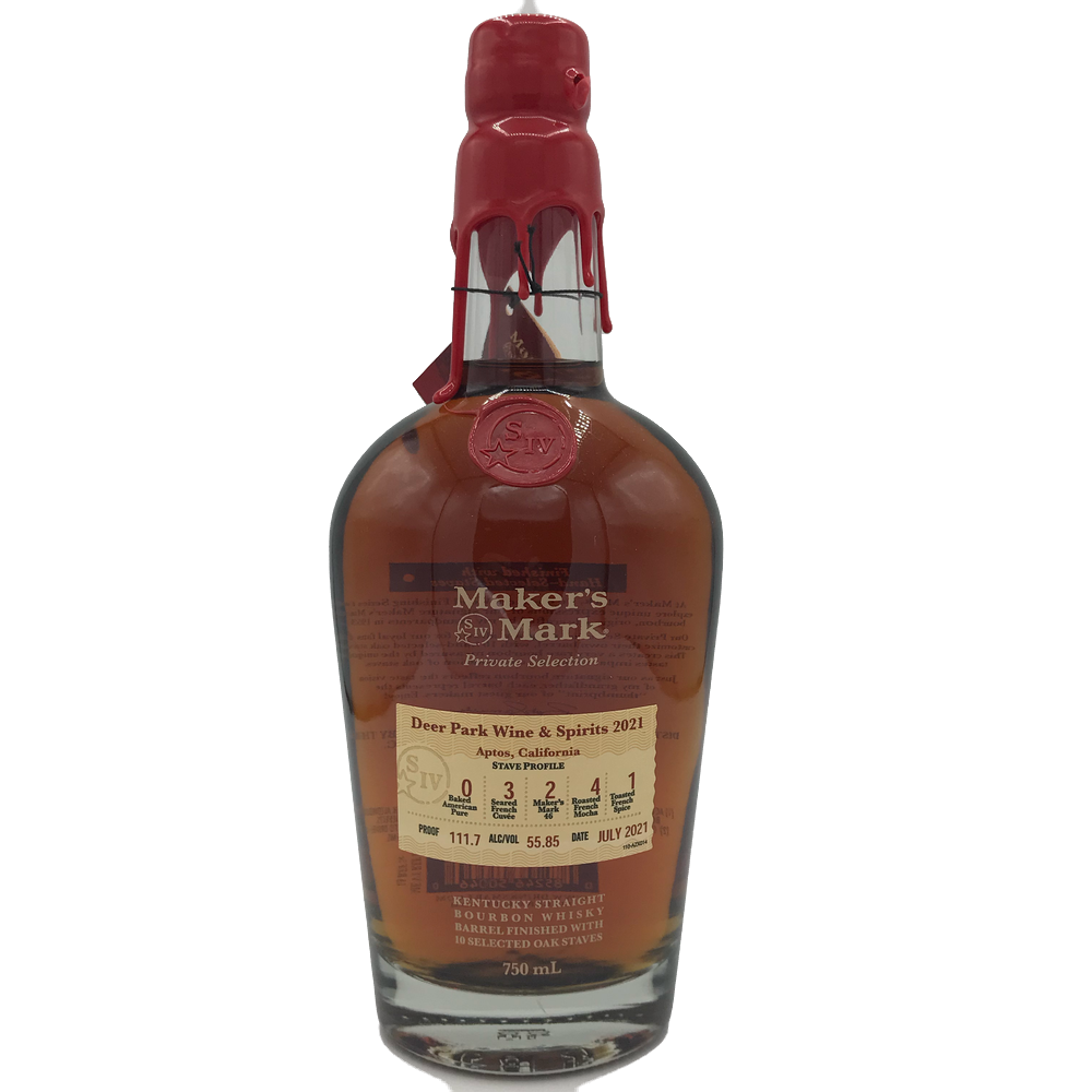 Maker's Mark Deer Park Private Select Bourbon – Deer Park Wine & Spirits