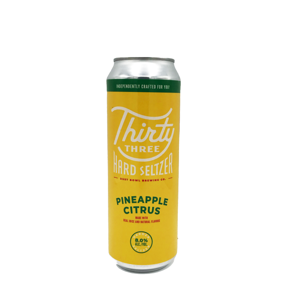 Thirty Three Hard Seltzer Pineapple Citrus 19.2oz – Deer Park Wine ...