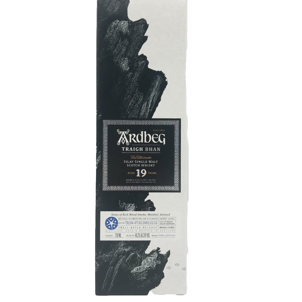 Ardbeg Traigh Bhan 19yr Batch 4 Single Malt Scotch 750mL – Deer Park ...