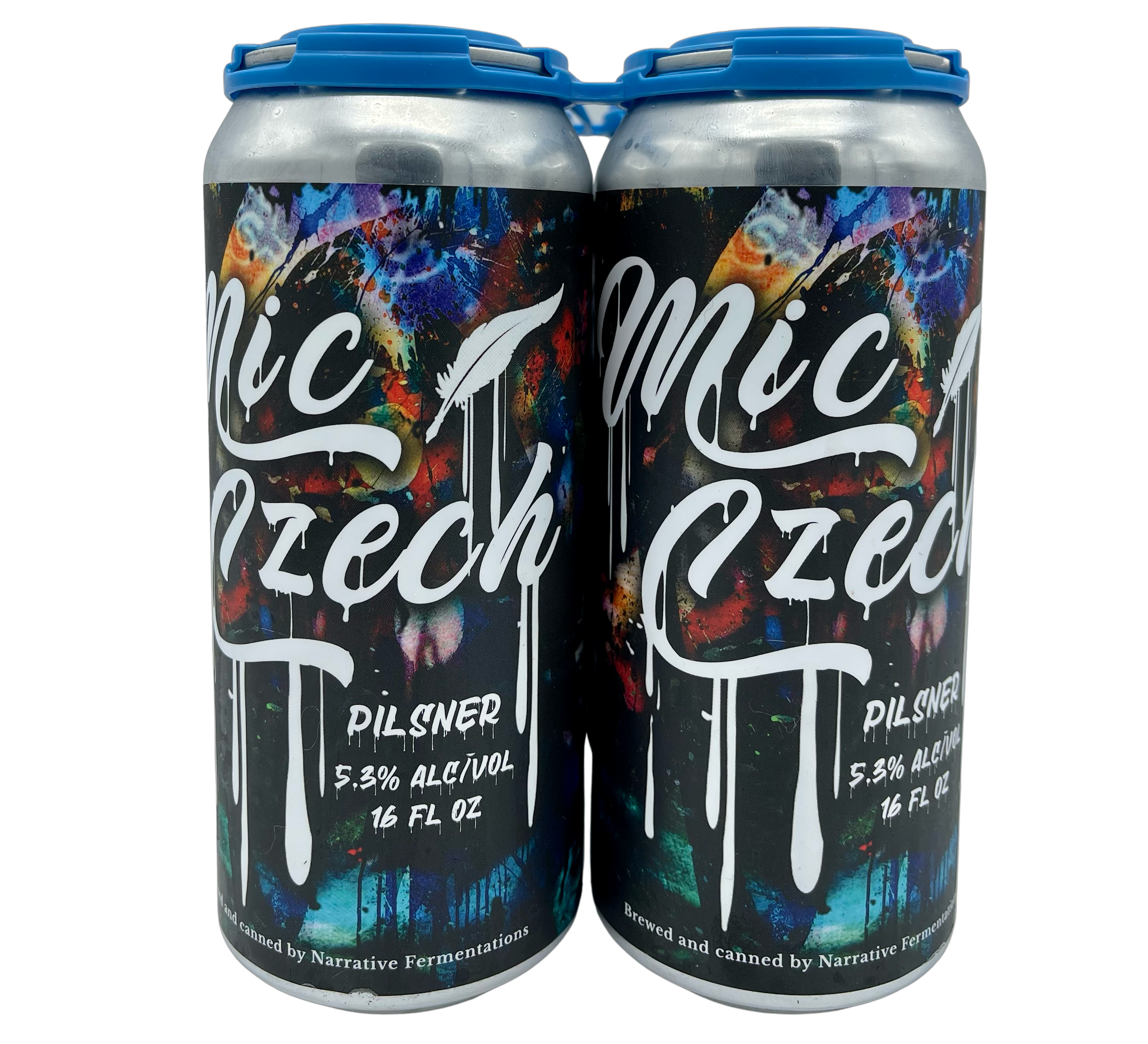 Narrative Fermentations Mic Czech Pilsner 4pk – Deer Park Wine & Spirits
