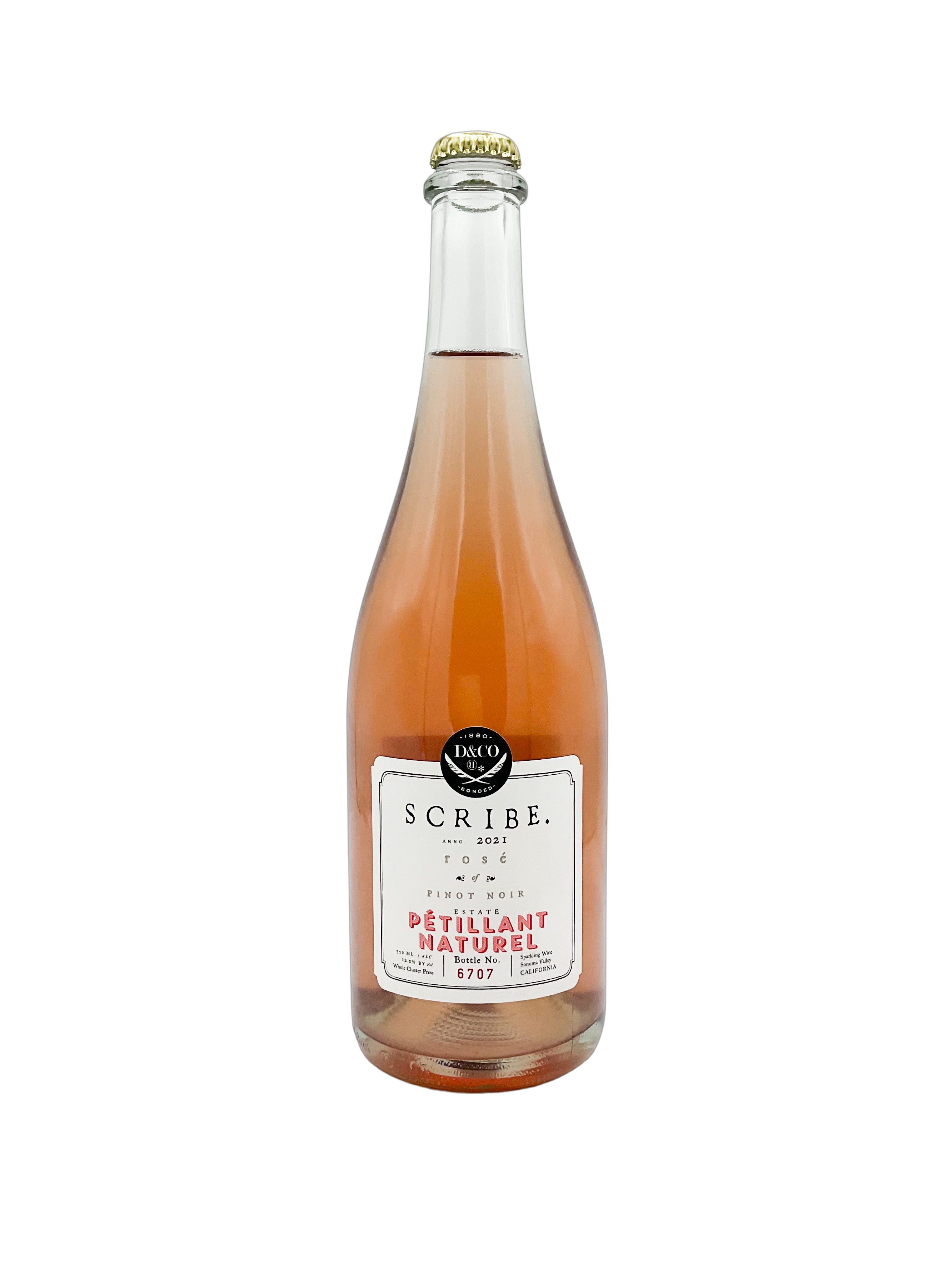 Scribe 2021 Pétillant Naturel of Pinot Noir – Deer Park Wine & Spirits