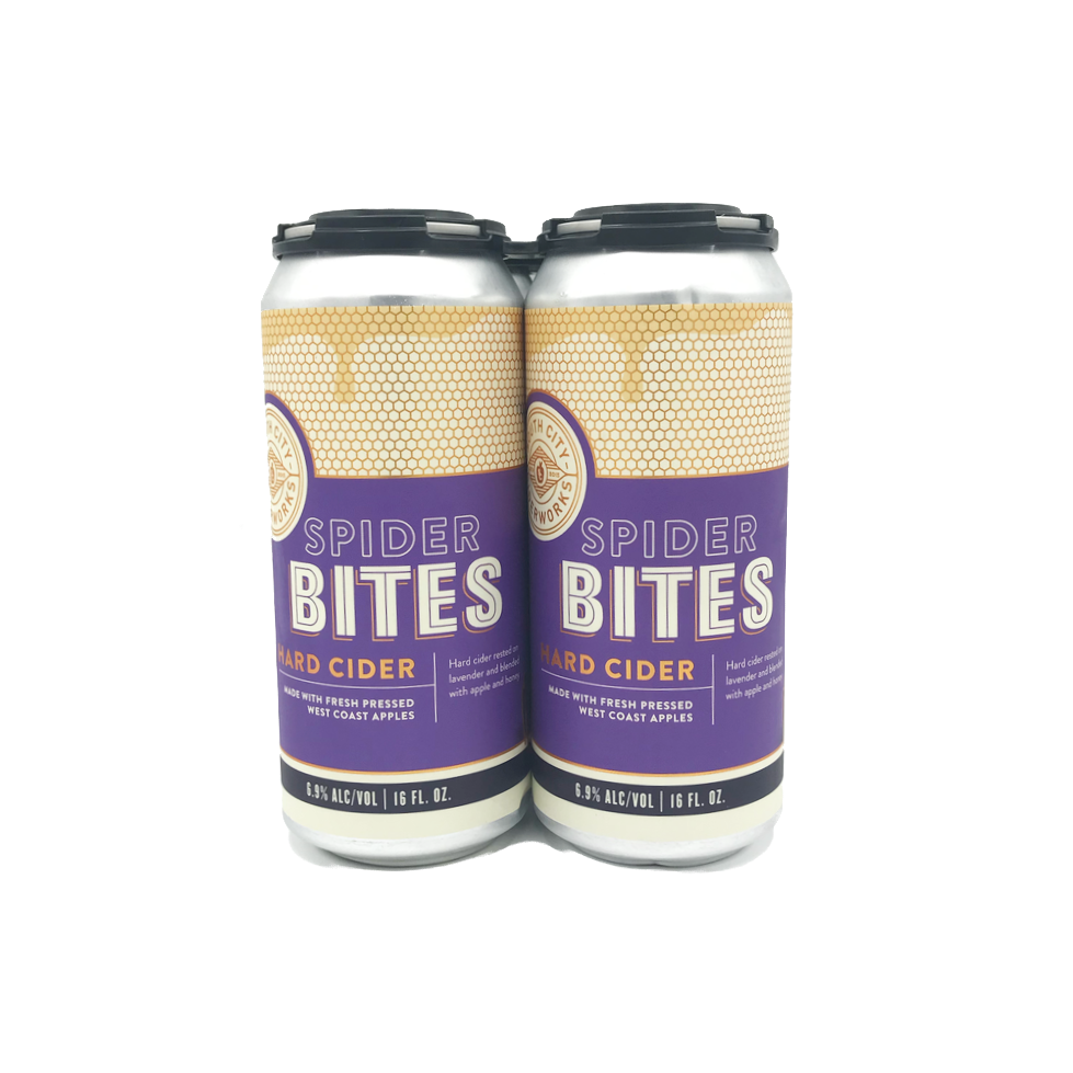South City Ciderworks Spider Bites Lavender Hard Cider 4pk – Deer Park ...