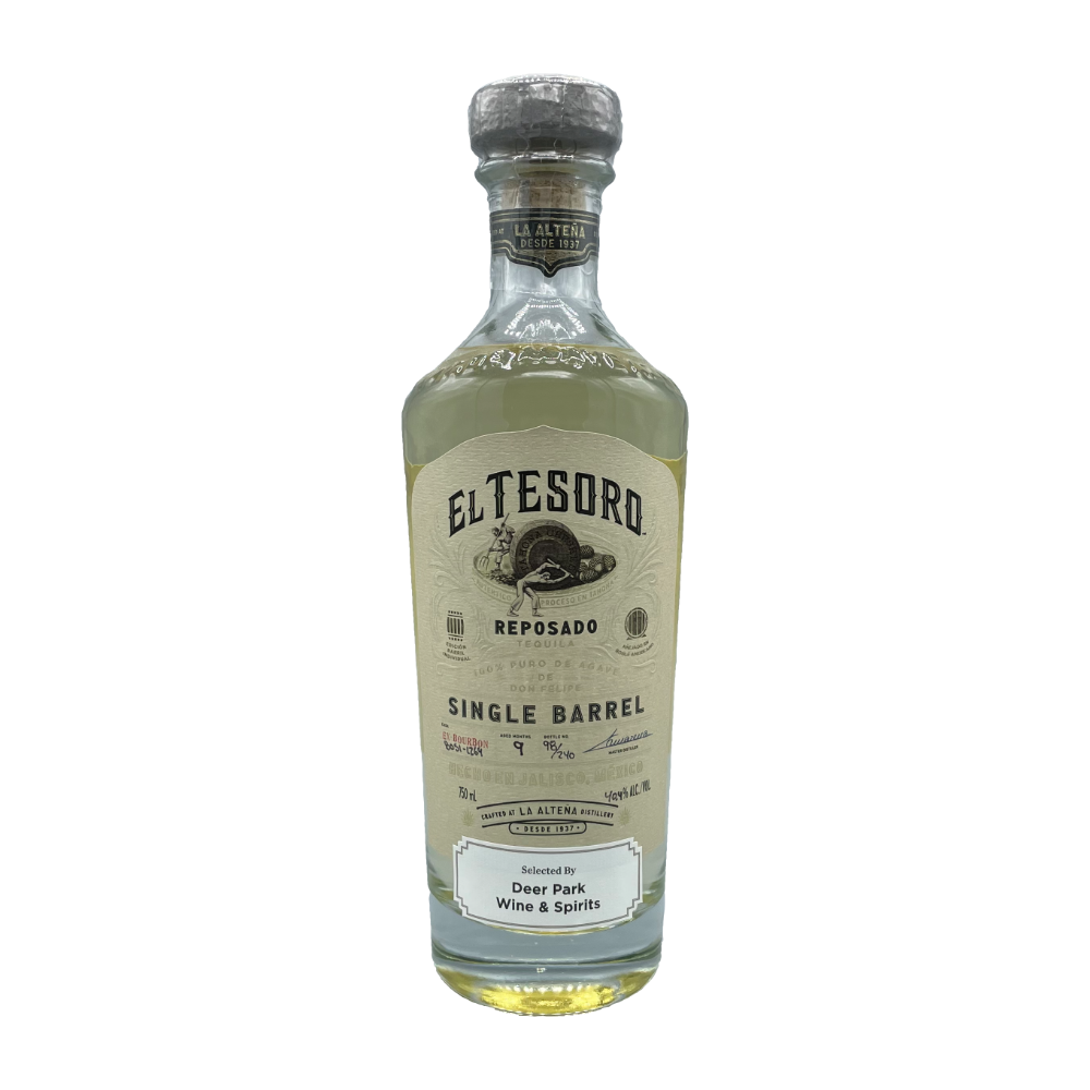 El Tesoro Deer Park Single Barrel Reposado Tequila 750ml – Deer Park ...